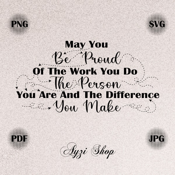 Be Proud of the Work You Do Svg - Etsy