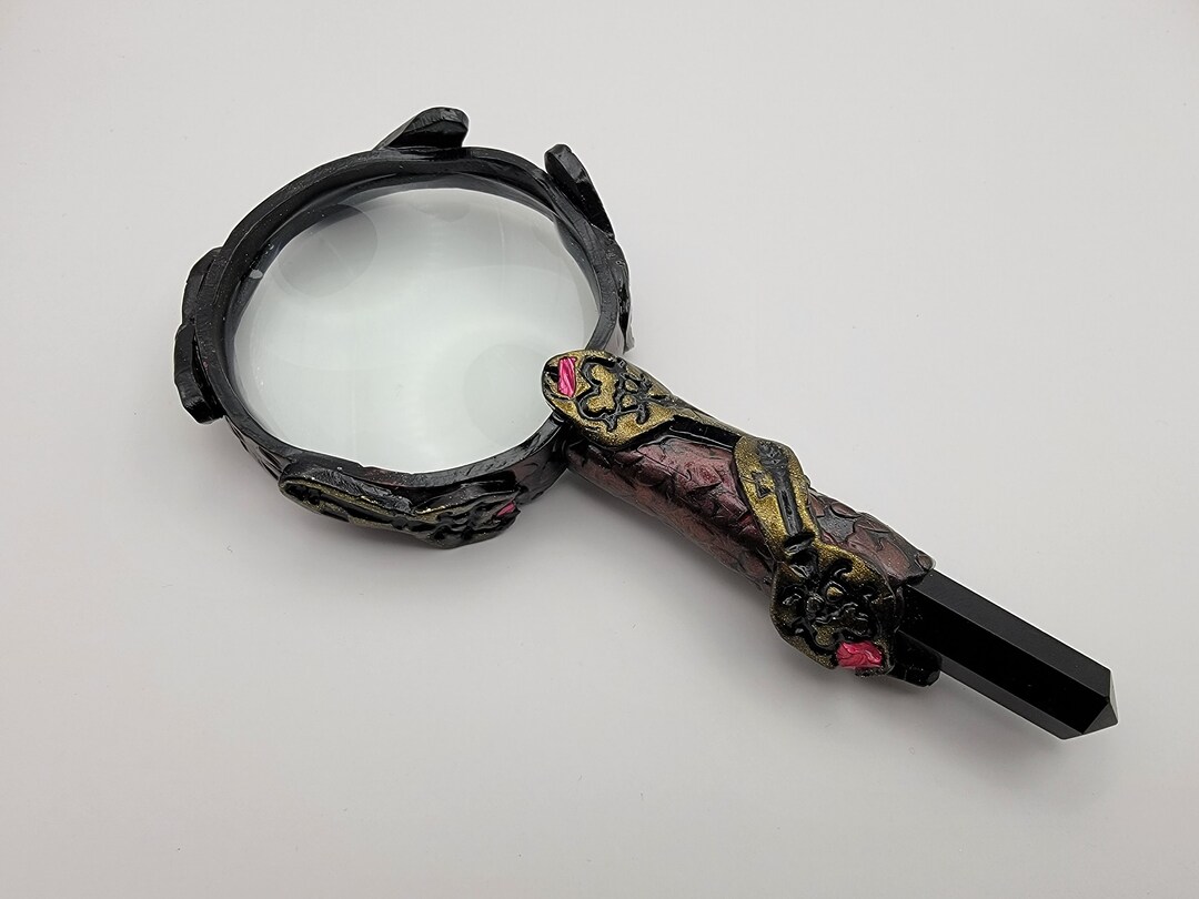 Key to My Heart Magnifying Glass With Black Agate Magnifying Lens ...