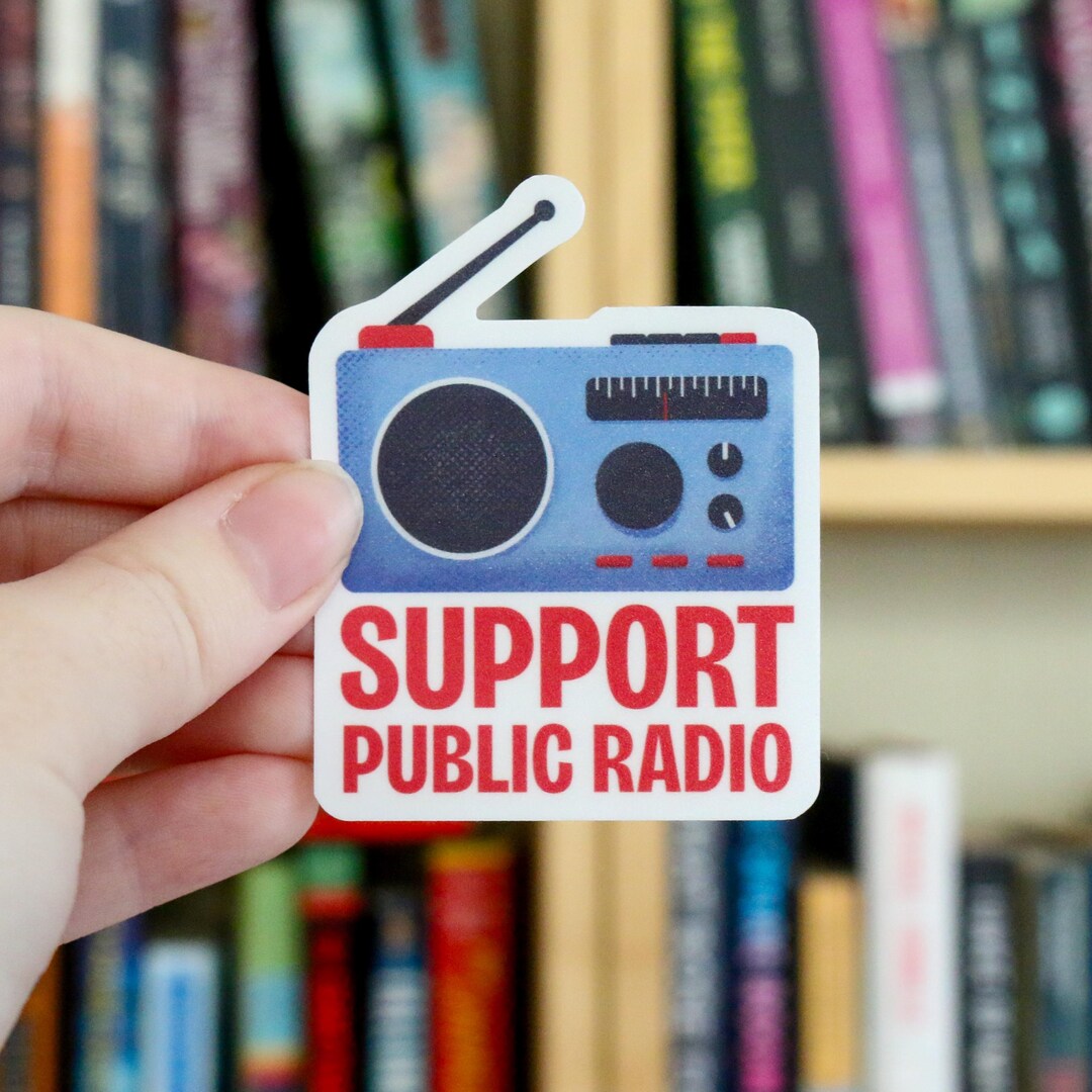 Support Public Radio Sticker: NPR Fan Vinyl Decal - Etsy