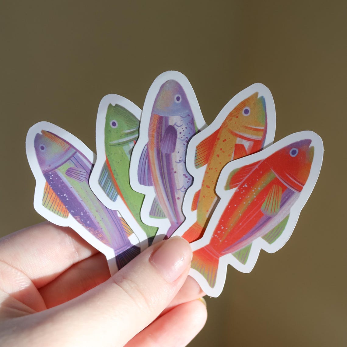 Colorful Fish Sticker Pack Aesthetic Marine Life Stickers Laptop ...