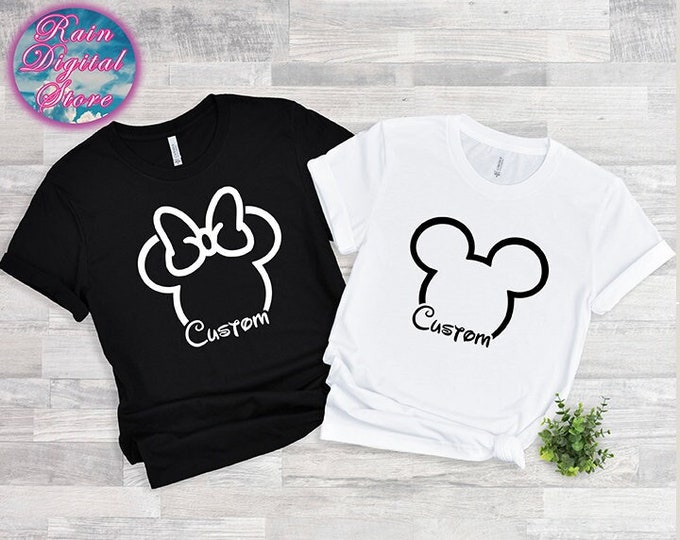 Mickey Name SVG - Etsy