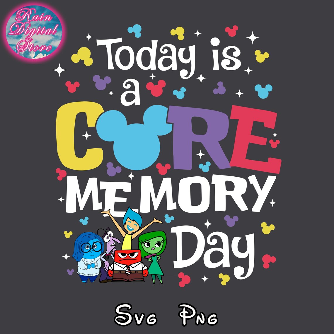 Today is a Core Memory Day Svg Png, Inside Out Svg Png, All the Feels ...
