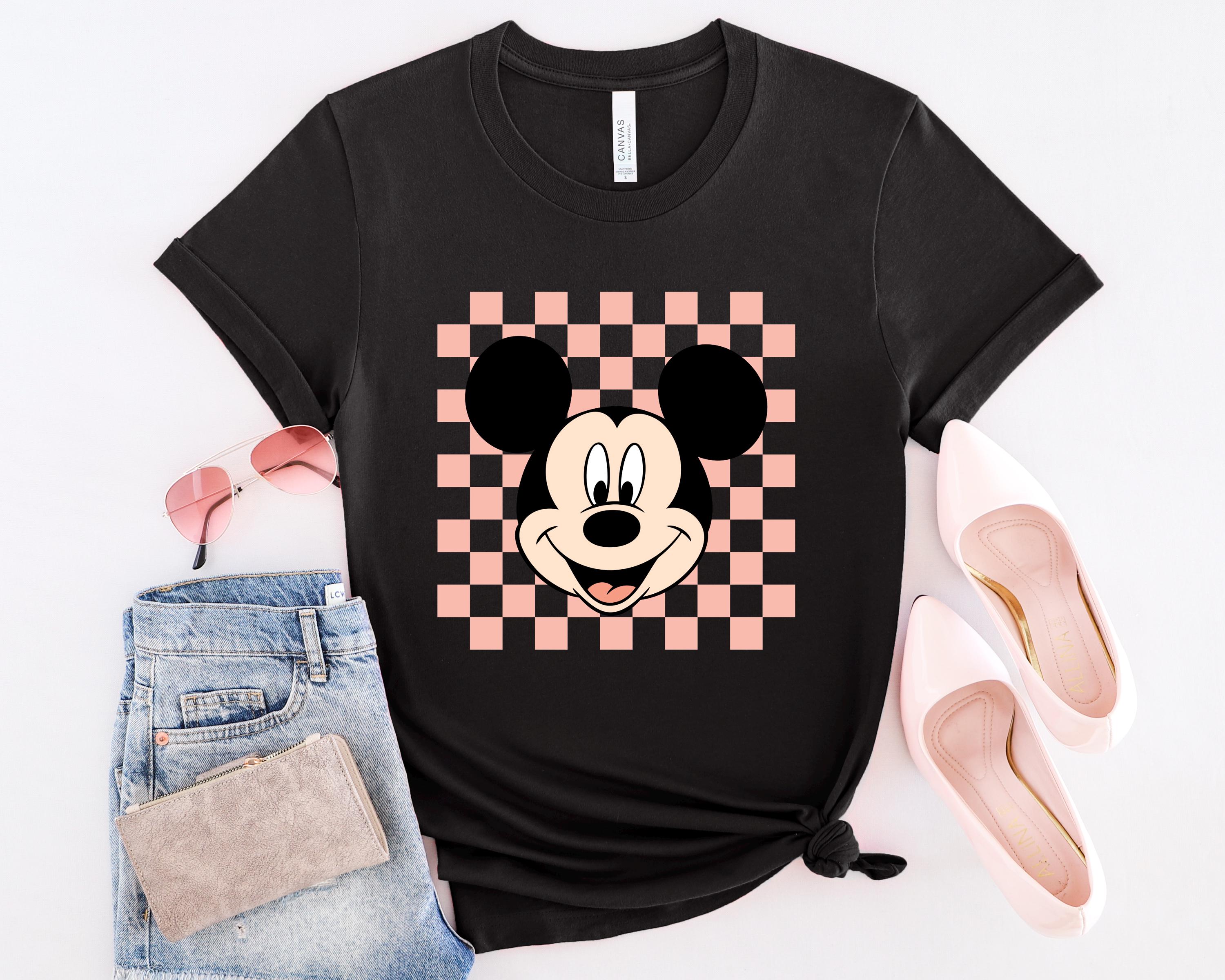 Retro Checkered Mouse Svg, Checkered Mouse, Family Trip Svg, Family ...