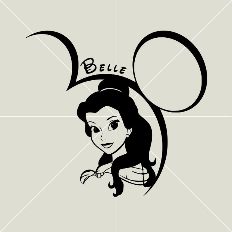 Disneyy Belle Svg Mickeyy Belle Vector Belle Shirt Svg - Etsy