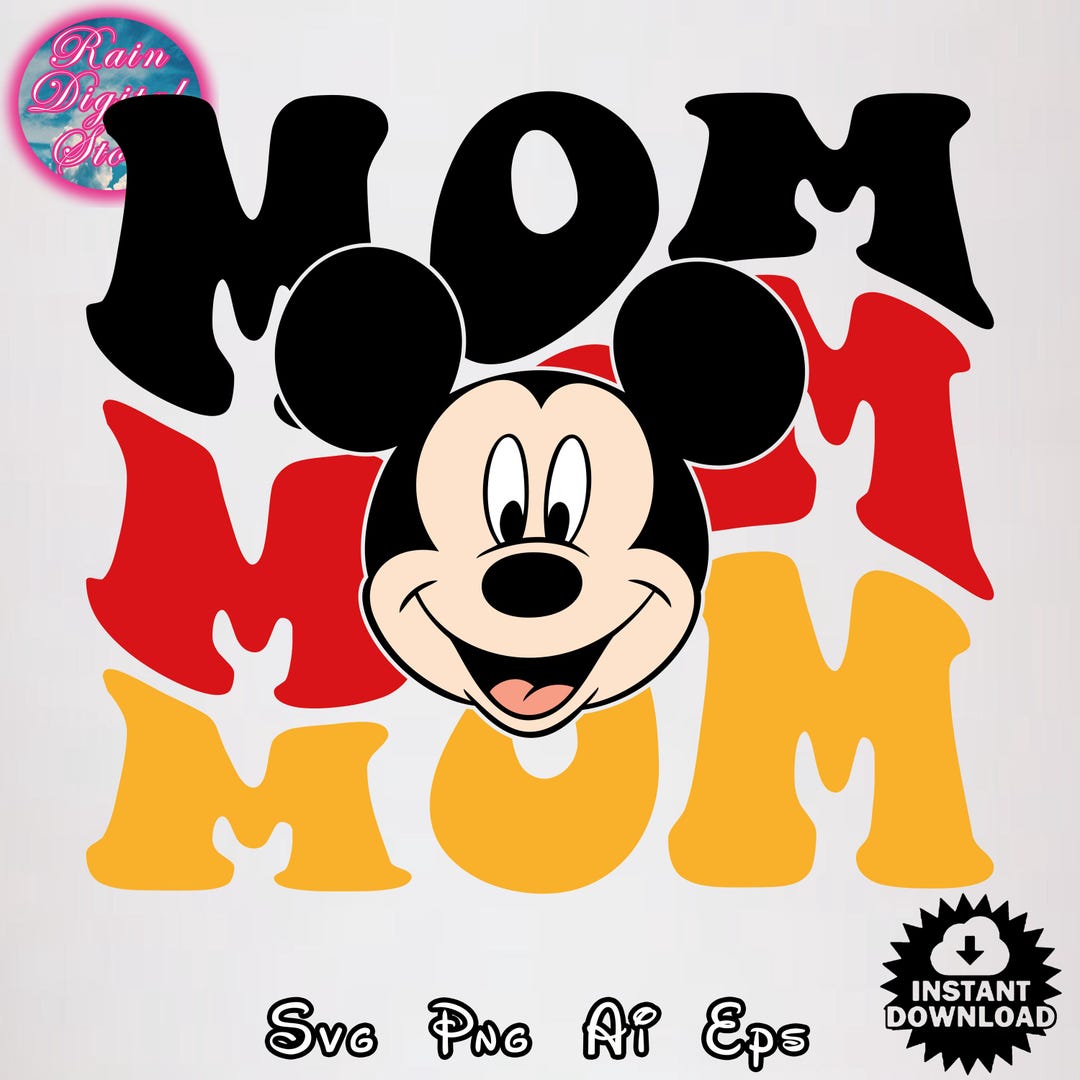 Mom Mouse Svg, Mouse Mom Svg, Magical Mom Svg, Mouse Mother Svg, Mother ...