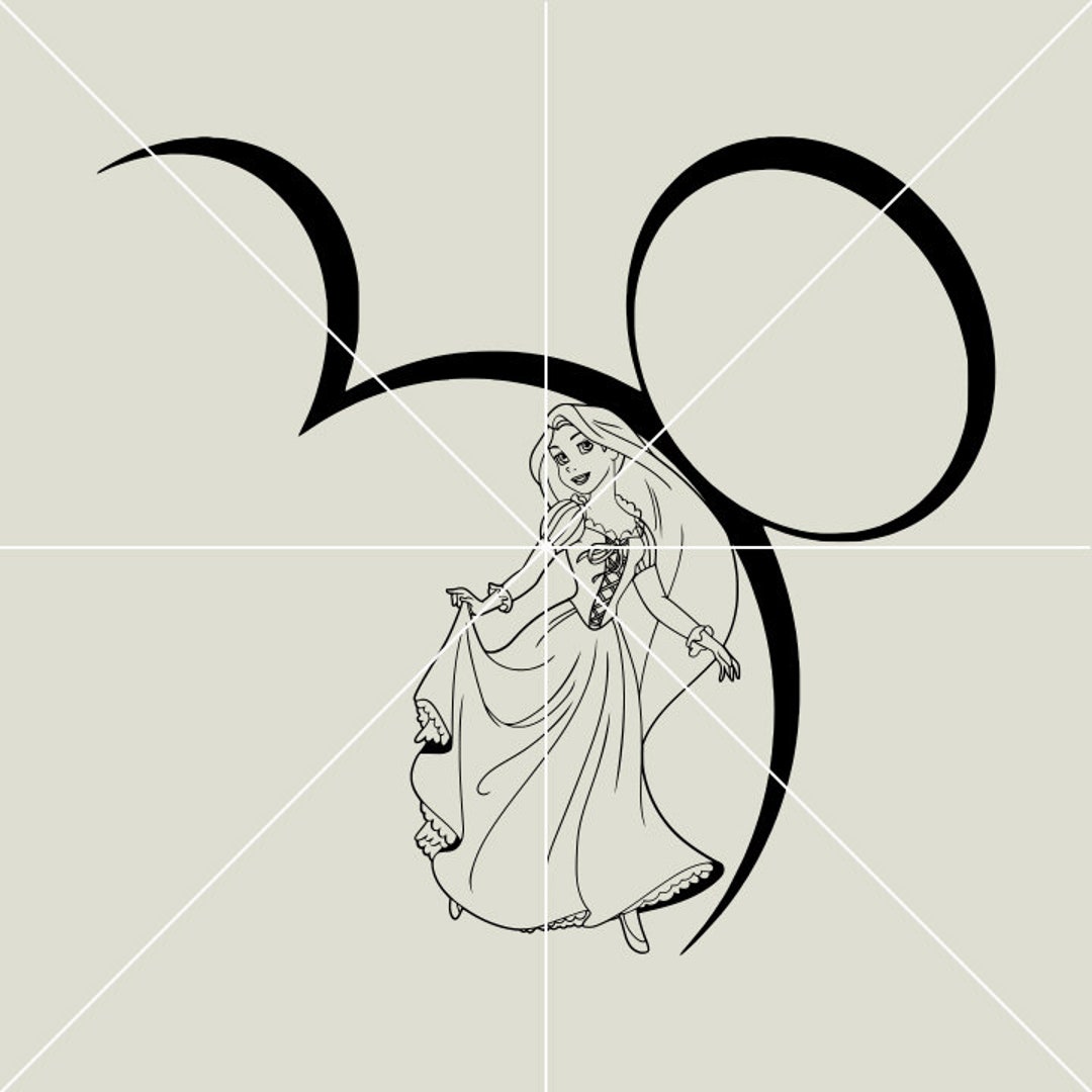 Tangled Rapunzel SVG, Tangled SVG, Princess Svg, Cricut ,silhouette ...