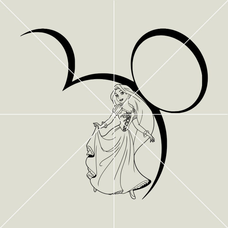 Tangled Rapunzel SVG Tangled SVG Princess Svg Cricut - Etsy