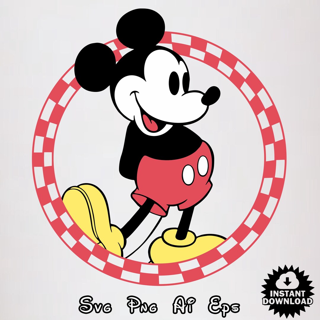 Checkered Mouse Svg, Mouse Checkered Svg, Magical Mouse, Magical ...
