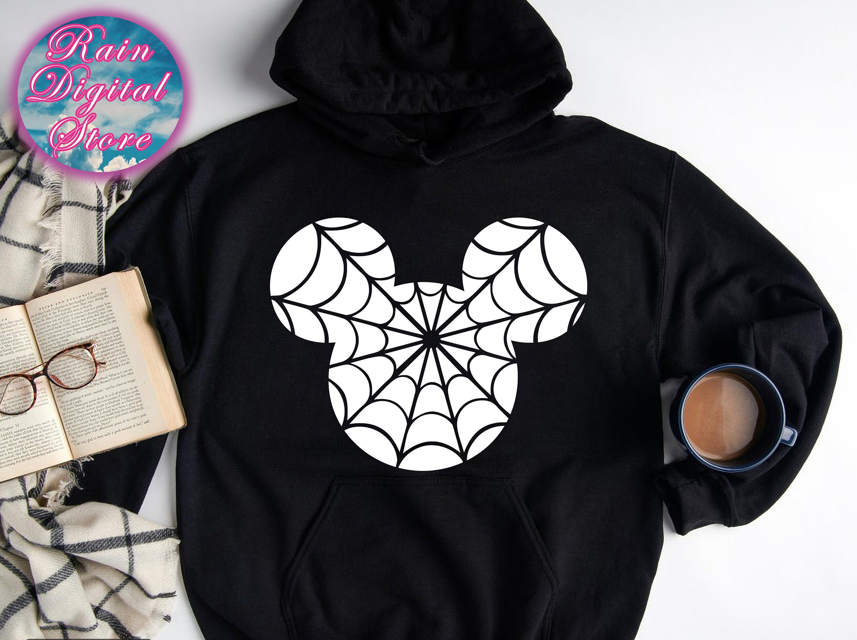 Bundle Halloween Mouse Spider Web SVG, Halloween Mouse Spider Web Svg ...