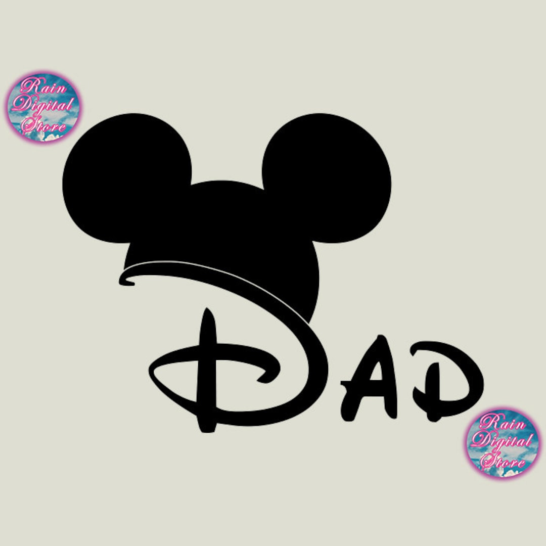 Mouse Dad SVG, Dad Mouse Svg Png Ai Eps Cricut Cutting File Vinyl Cut ...