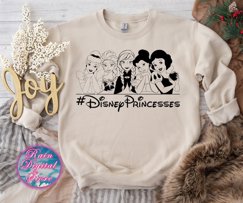 Disneyy Princesses SVG, Disneyy Princesses PNG, Princesses Instant ...