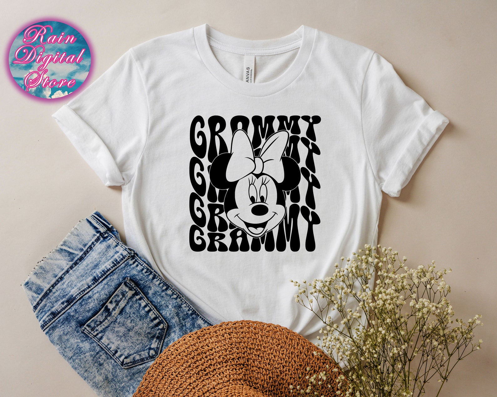 Retro Grandma Minniee Svg Png Cricut, Retro Minniee Grammyy Mini Svg ...