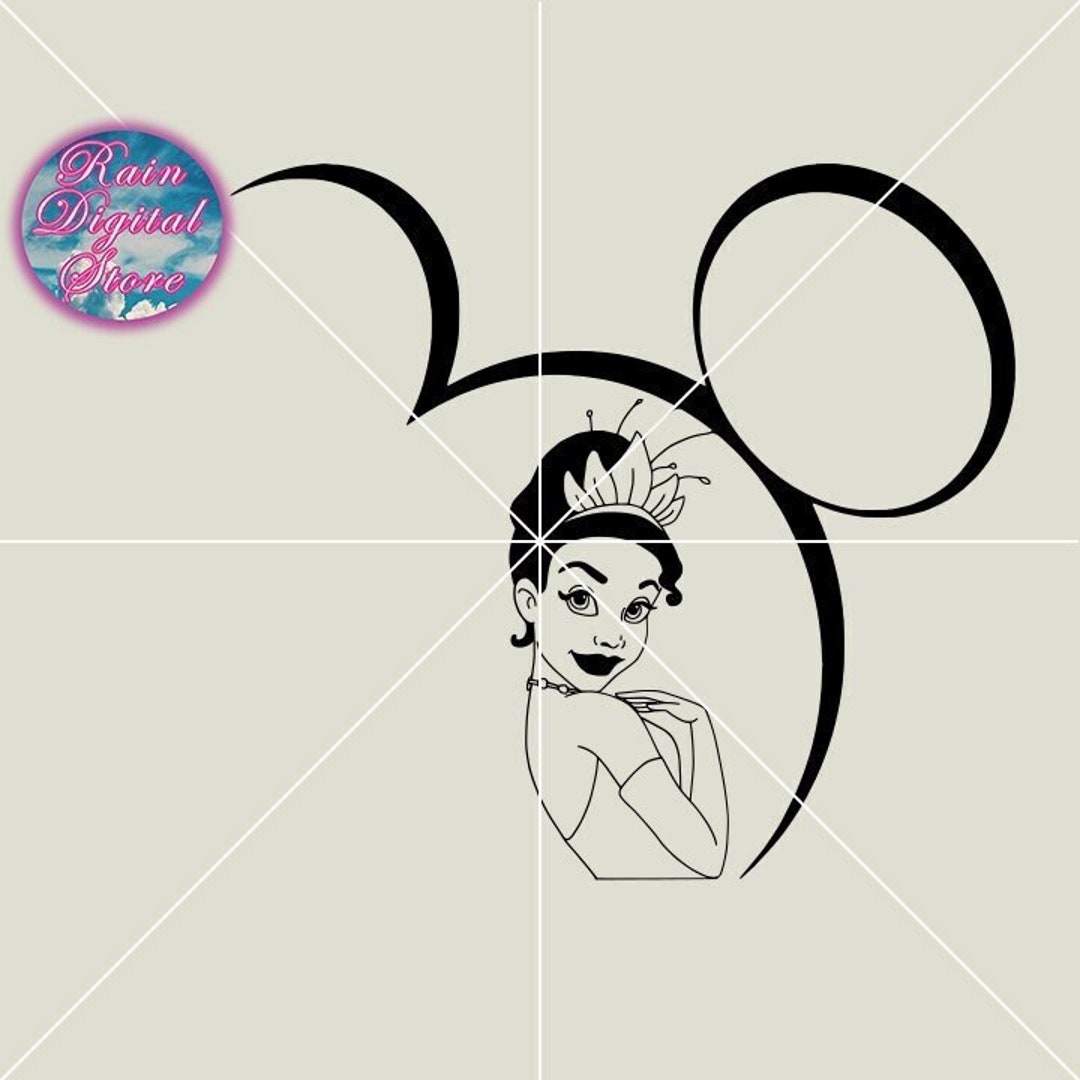 Mickeyy Tianaa SVG, Tianaa Svg Png AI Eps, Minniee Princess Tianaa Cut ...