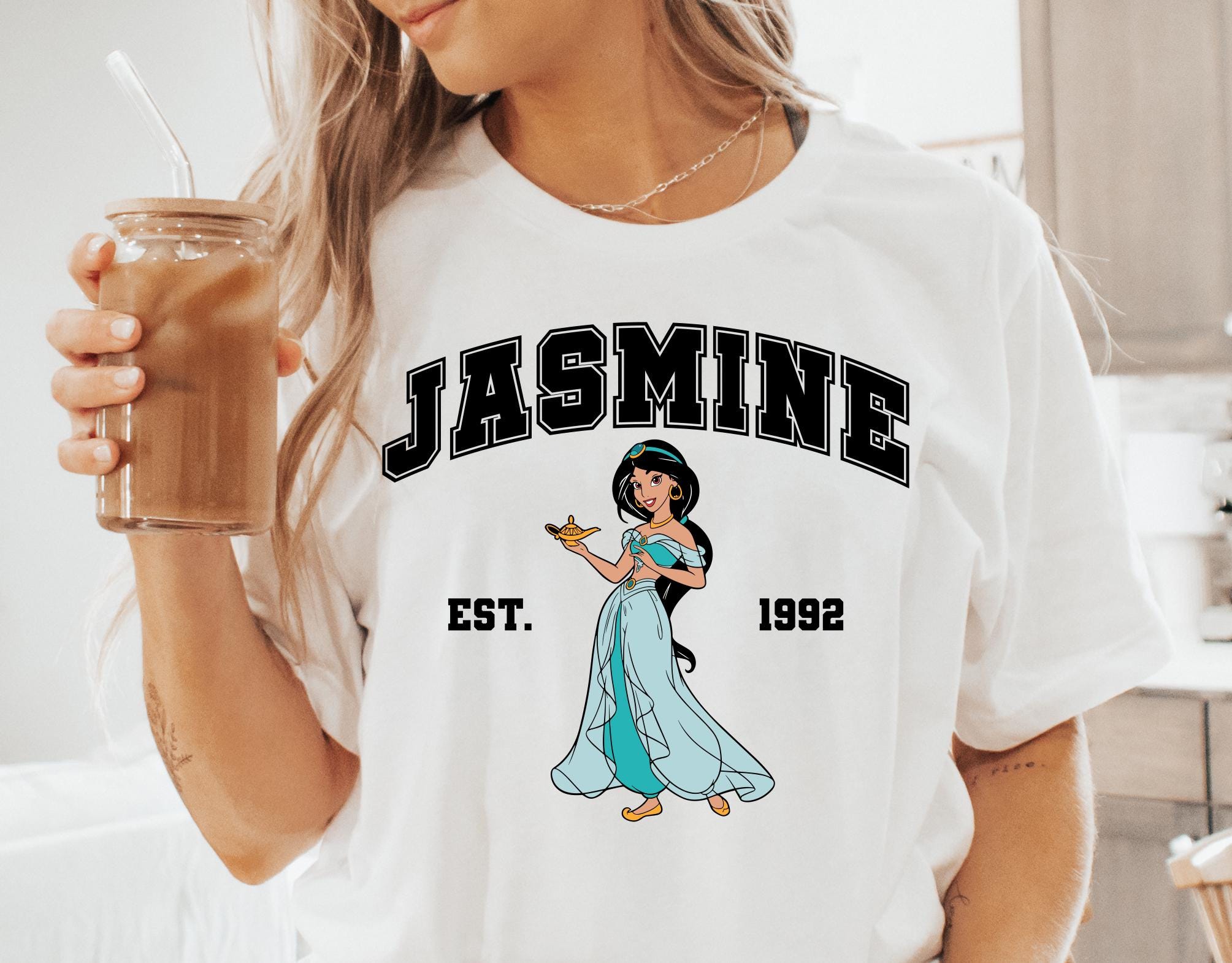 Jasmine Est 1992 Svg, Jasmine Svg, Jasmine Aladdin Svg, Jasmine Layered Svg, Jasmine High ...