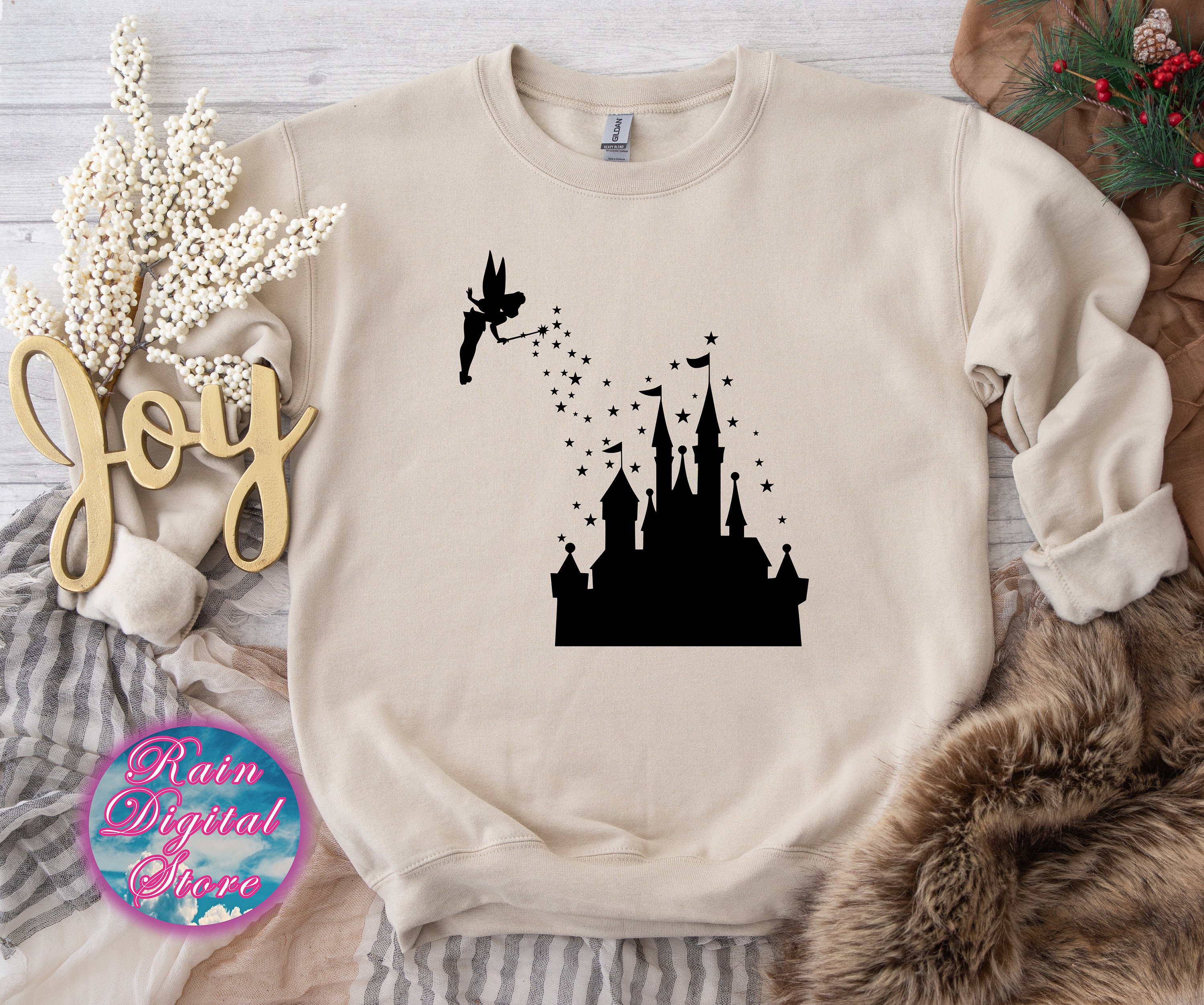 Tinkerr Belll Magical Castle Svg Png Ai Eps - Etsy