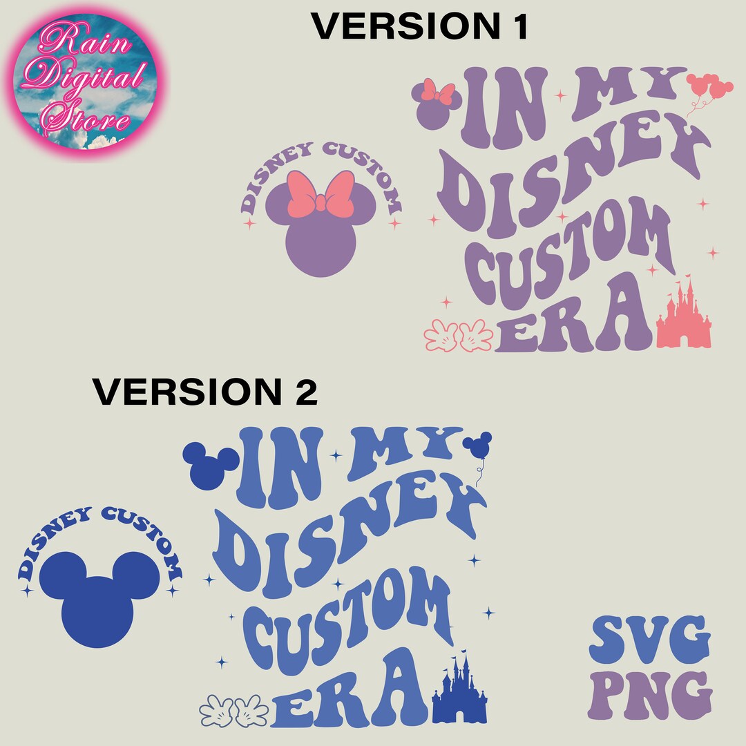 In My Custom Era SVG, Custom Era Svg, Mouse Custom Shirt, Gift for ...