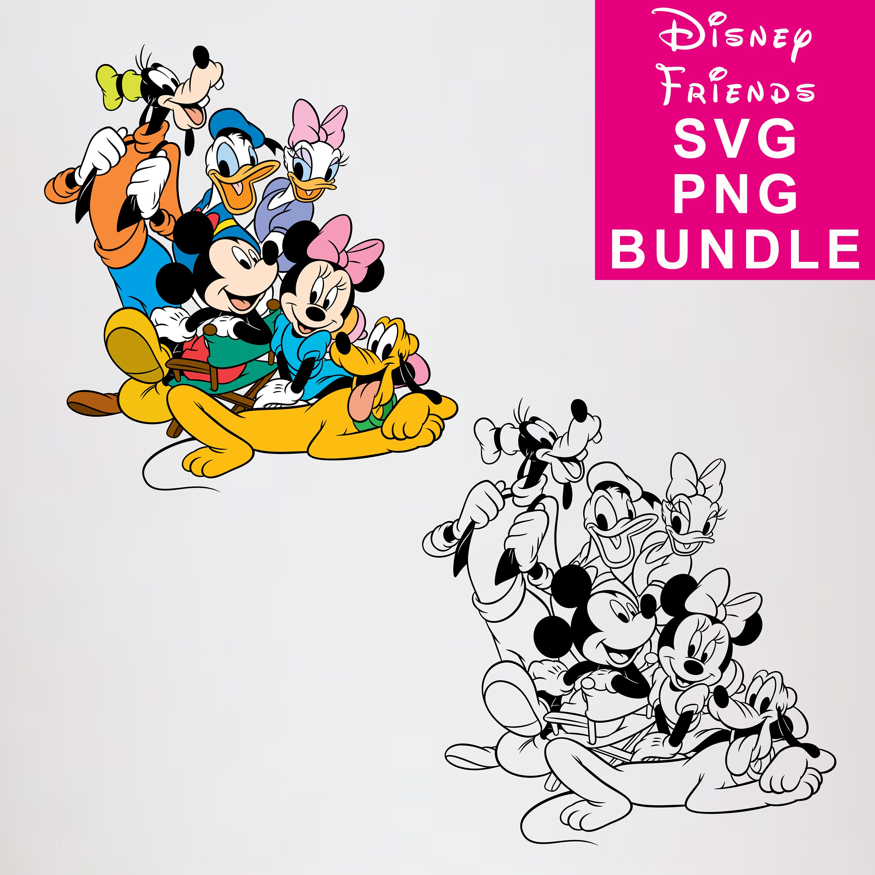 Mouse and Friends SVG Bundle, Mouse and Friends Svg Png Cricut, Bundle ...