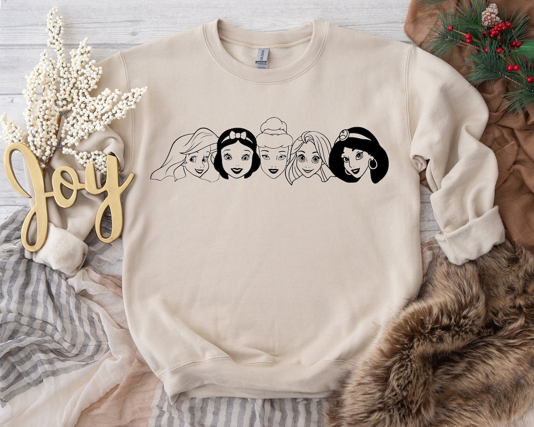 Princesses Heads Svg Png Cricut, Princesses Heads Svg, Princesses ...