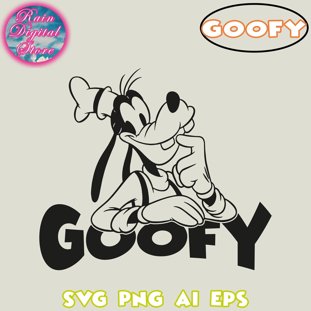 Goofyy Svg, Svg File for Cricut, Printable Cut File, Vinyl Cut, Digital ...
