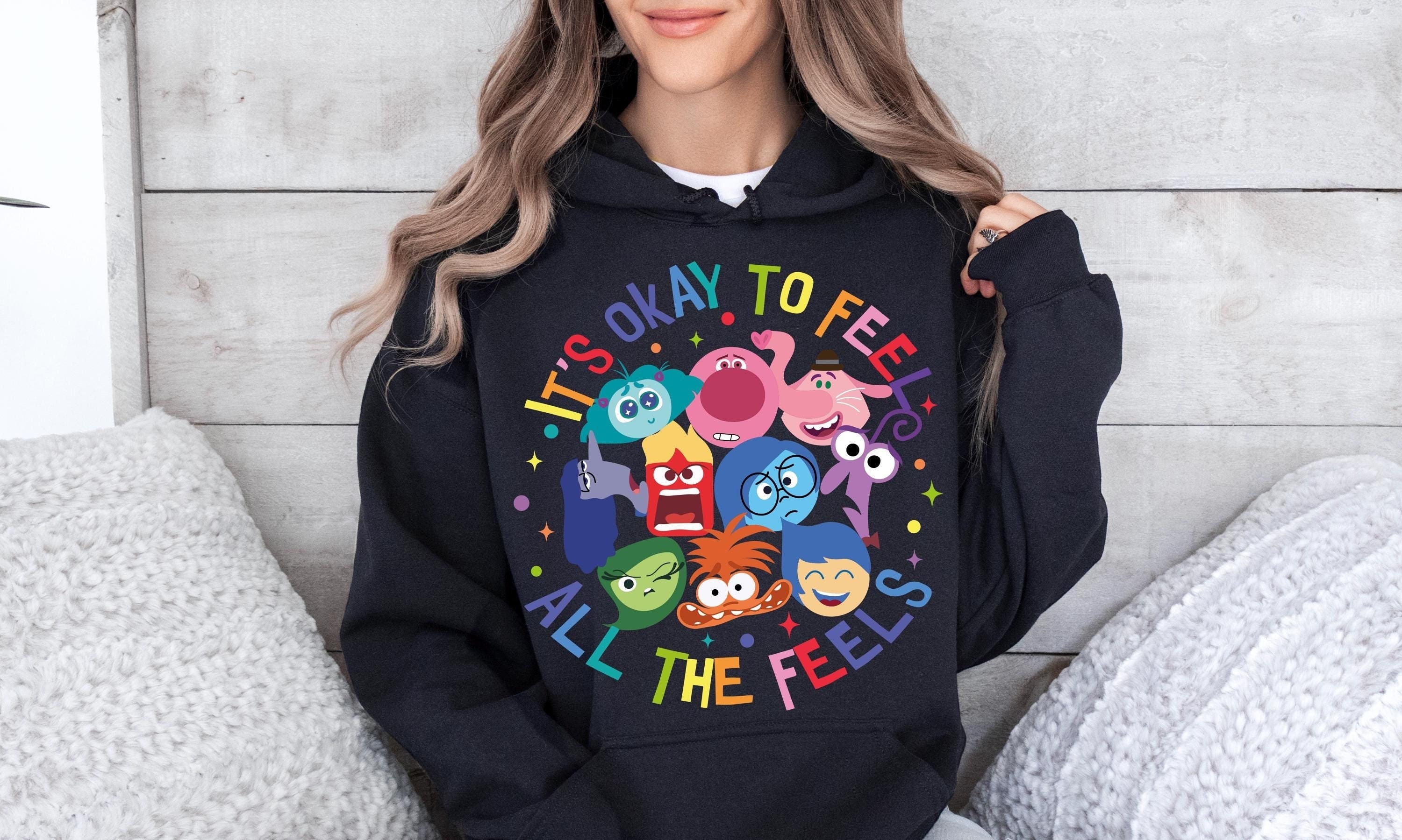 Frases de Inside Out con personajes Svg Png, Está bien sentir todas las ...