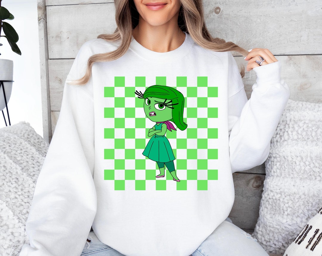 Checkered Disgust Svg, Inside Out 2 Disgust Svg, Disgust Svg, Disgust ...