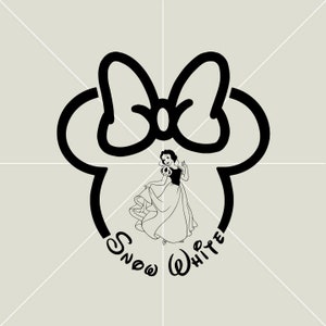 Disneyy Snow White Svg, Snow White Vector, Family Shirt Svg, Digital ...