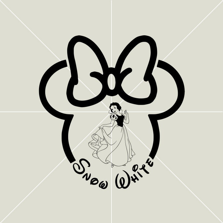 Disneyy Snow White Svg, Snow White Vector, Family Shirt Svg, Digital ...