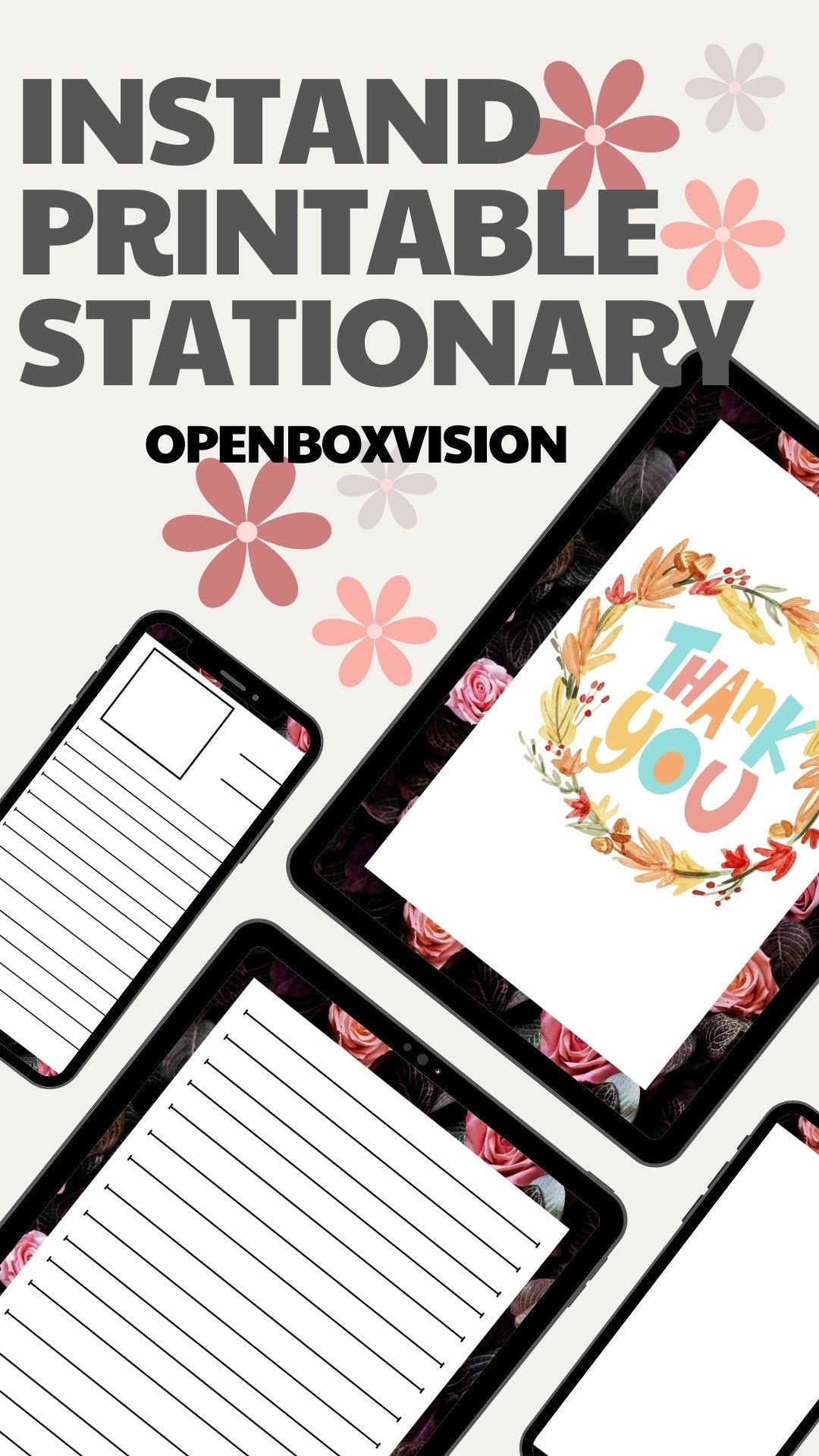 Printable Letter Paper, Black Border Paper, Letter Writing Paper ...