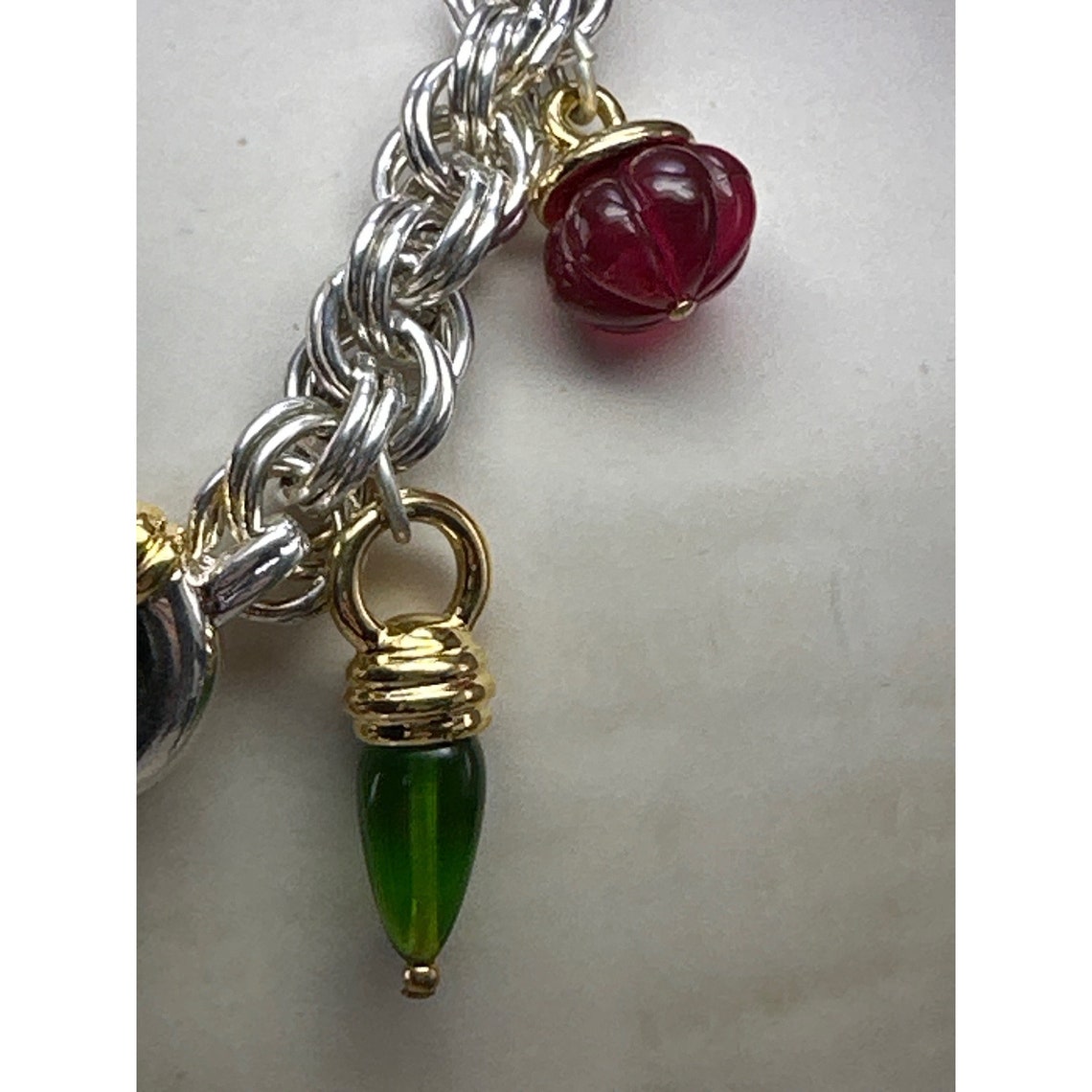 Vintage Avon Jasara Christmas Necklace - Silver-tone - Etsy