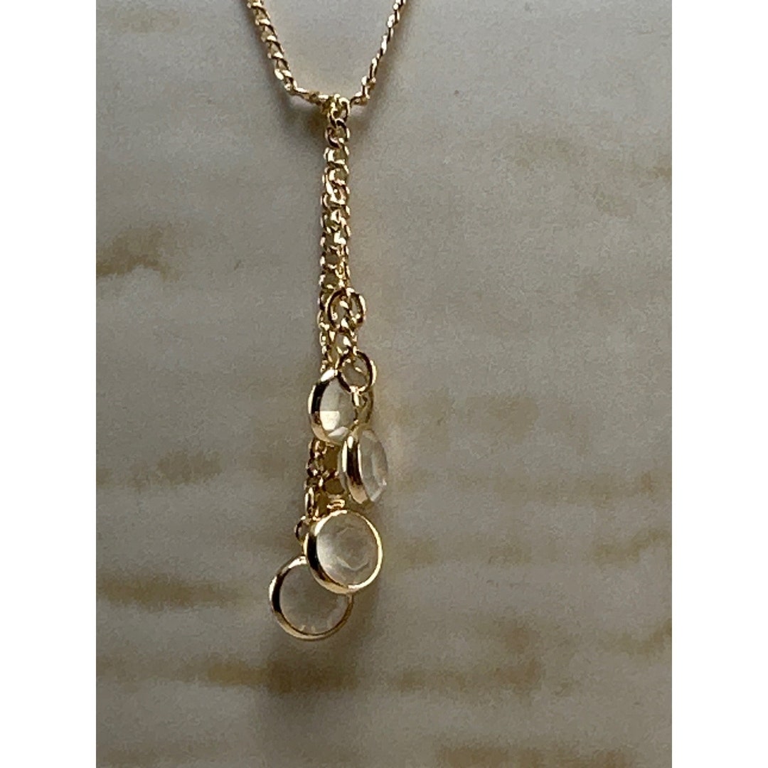 Vintage Avon Crystal Droplets Necklace - Etsy