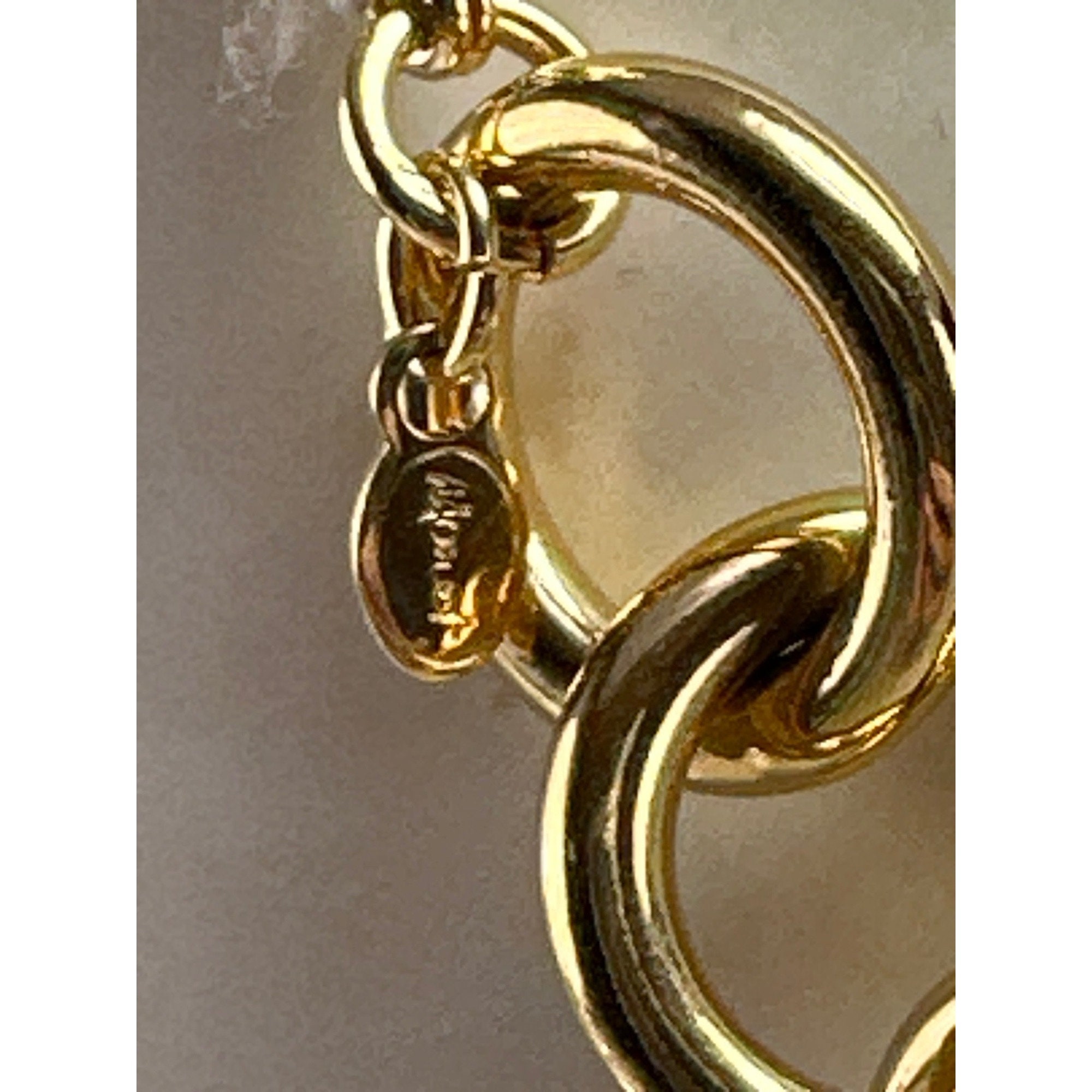 Vintage Monet Chain Necklace - Etsy