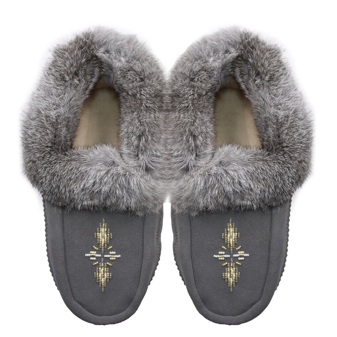 Native Dechic Slippers Unisex Canadian-made Moccasins Leather Slippers ...