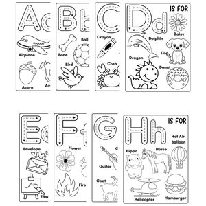 Digital, Printable Alphabet Coloring Pages - 26 Pages - Etsy