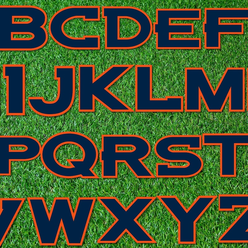 Denver Broncos Font - Etsy