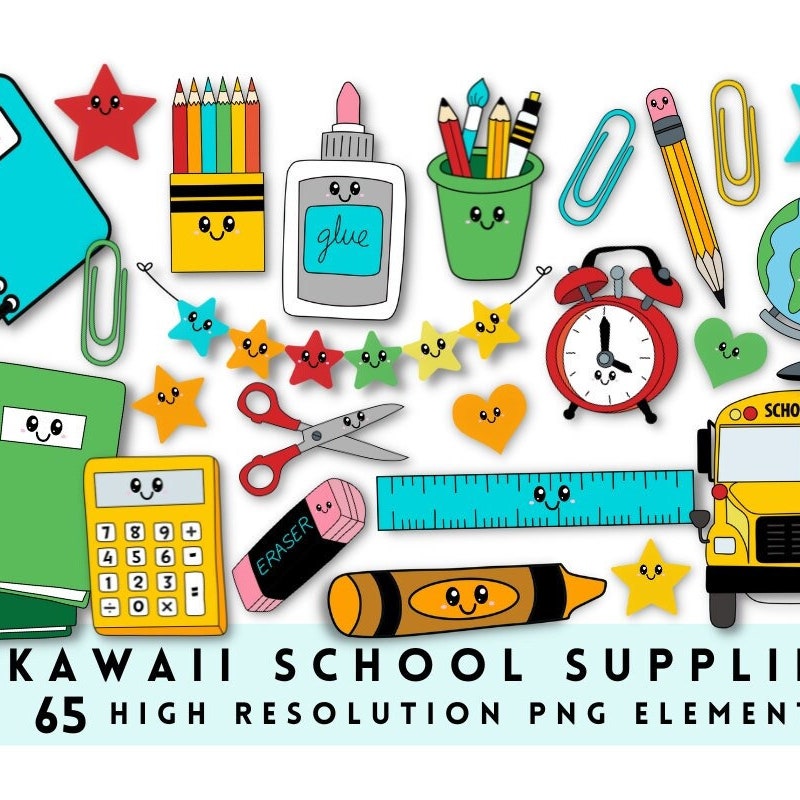 Kawaii School Supply - Etsy