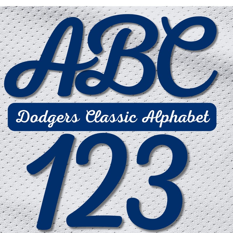 Dodger Stencil Letters - Etsy