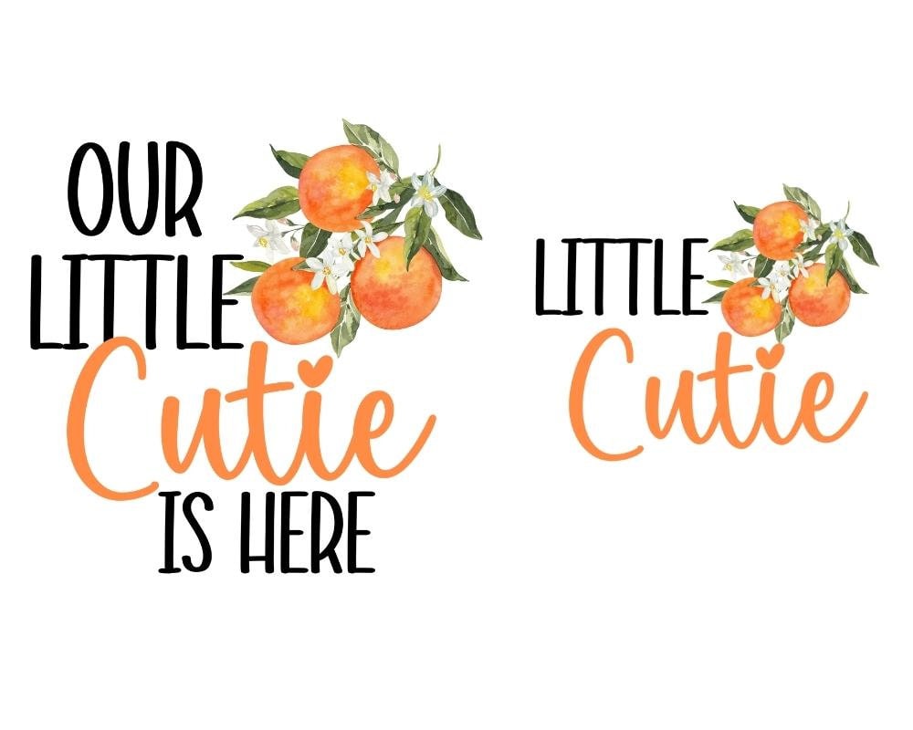 Little Cutie Baby Shower Clipart Set High Resolution 300dpi - Etsy