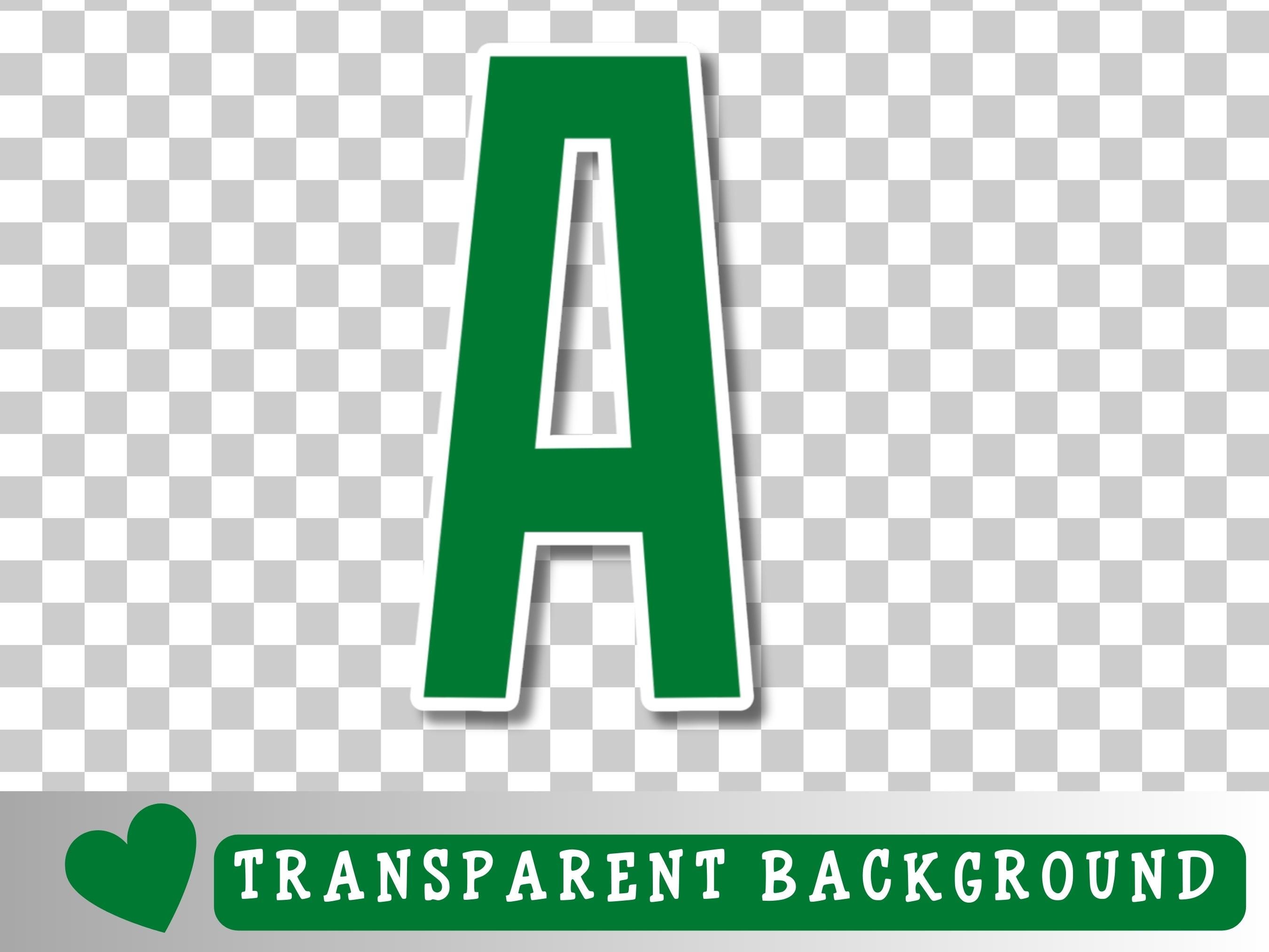 Boston Basketball Alphabet Letters PNG: Green & White Jersey Font ...