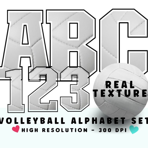 Volleyball Font - Etsy