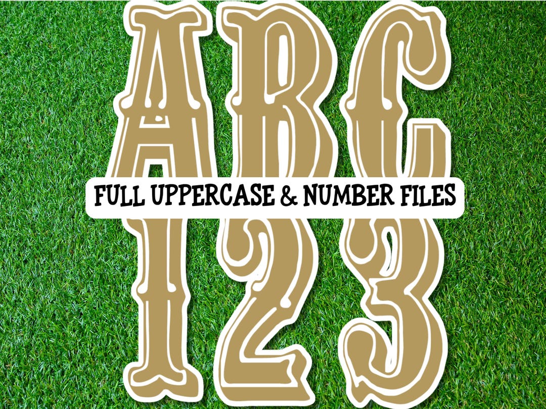 Gold Alphabet & Numbers, PNG Letters, Quentin Caps Font Alphabet ...