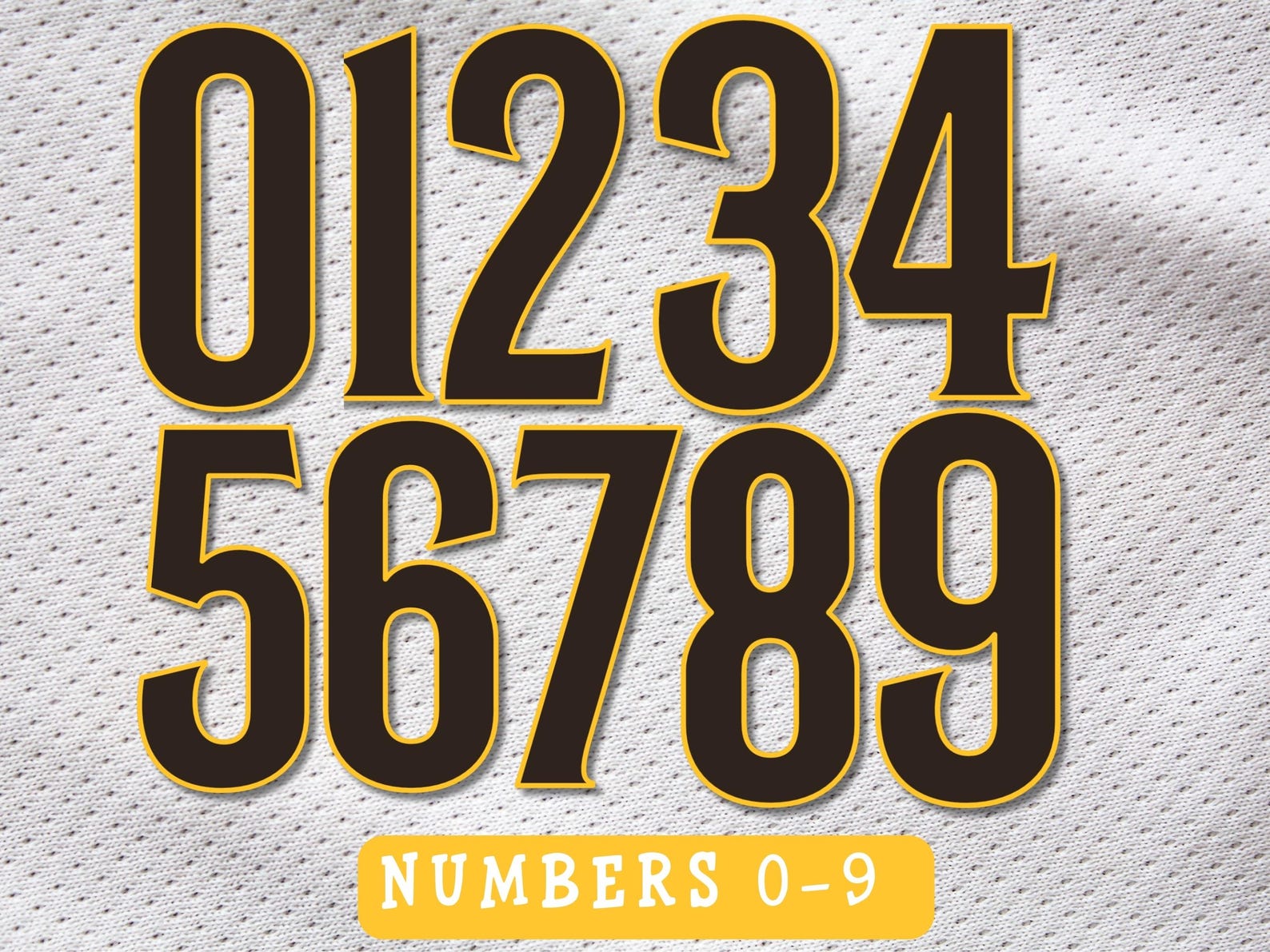 San Diego Baseball Jersey Font: Letters & Numbers PNG (digital Download ...