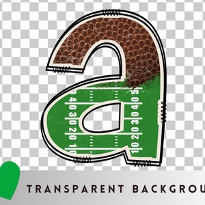 Football Lowercase Doodle Alphabet Set PNG Sublimation Heat Press ...