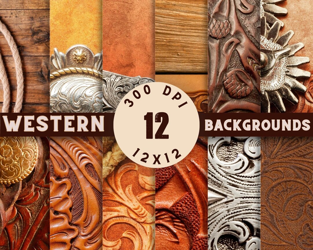 Western Backgrounds Digital Paper - High Resolution - 12x12 ...