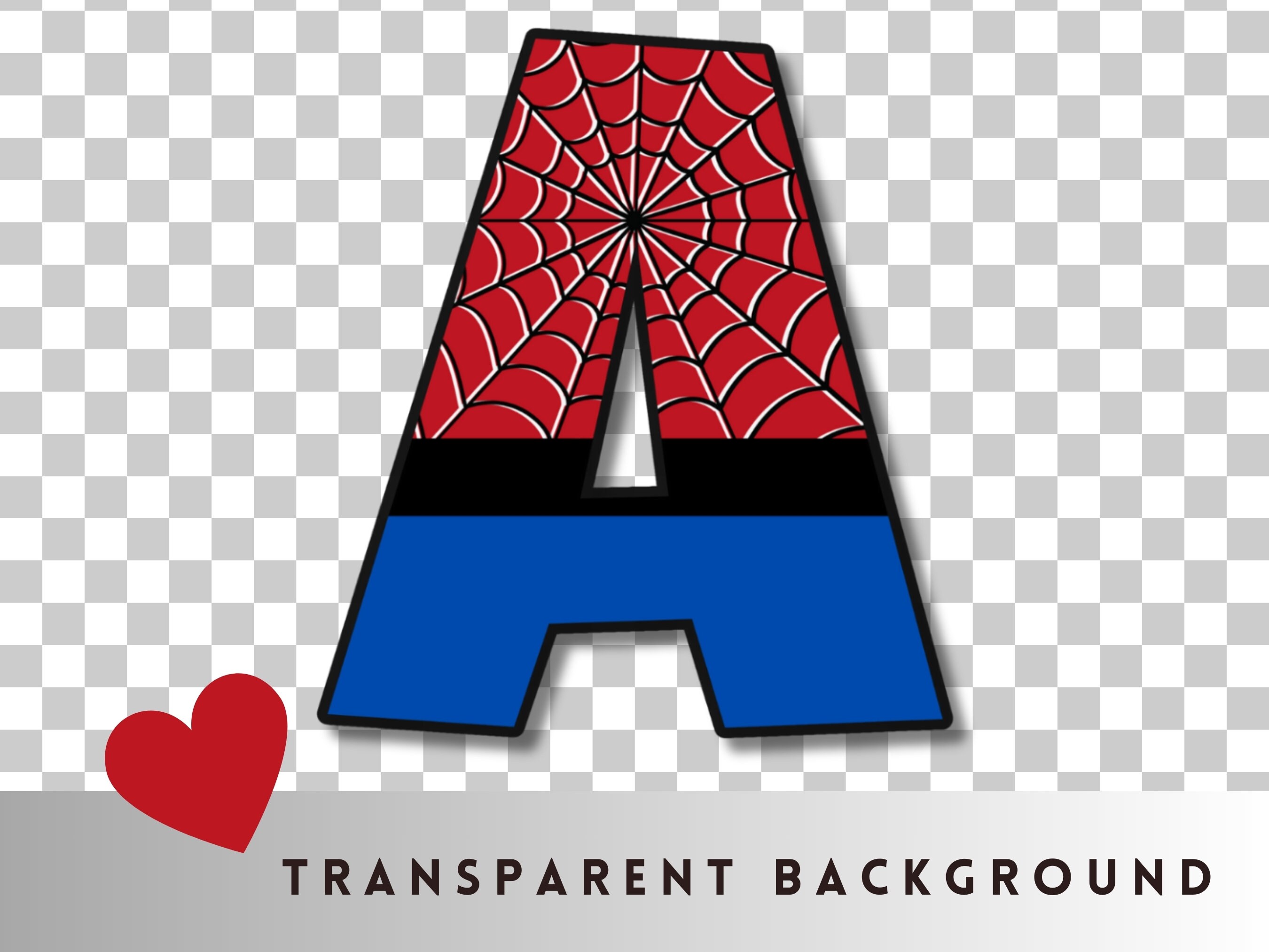 Spider Web Comic Book Letters PNG: Superhero Alphabet (digital Download ...