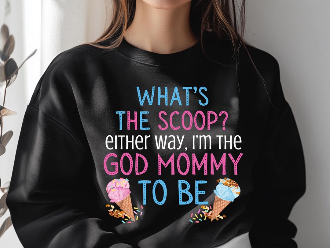 What's the Scoop God Mommy to Be Gender Reveal PNG Sublimation Design ...