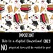 Red, Black & Gold Graduation Seamless Patterns (digital Paper) - Etsy