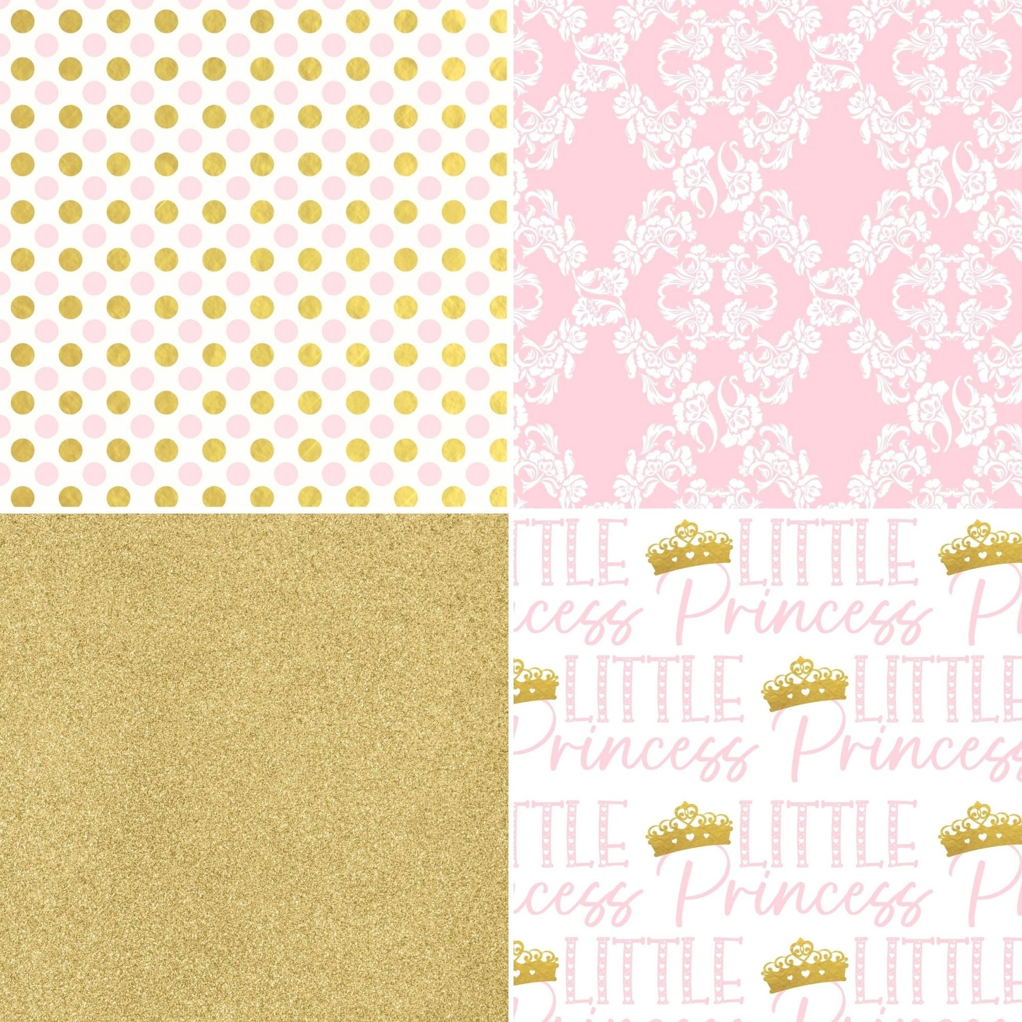 Little Princess Digital Paper High Resolution 12x12 - Etsy