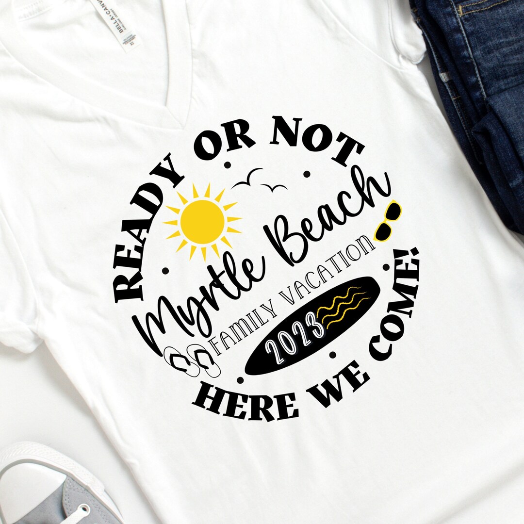 Myrtle Beach Family Vacation T-shirt Iron on Transfer PNG - Etsy