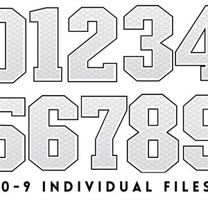 Golf Ball Sports Font Alphabet & Numbers Set PNG, Scrapbooking Letters ...