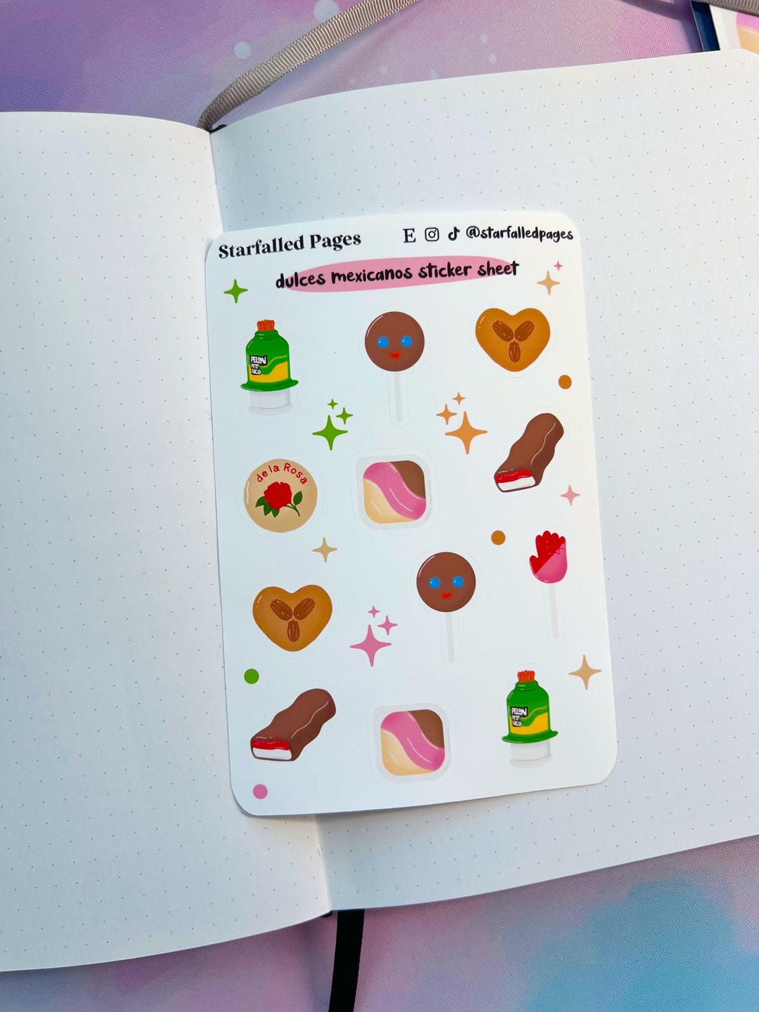 Mexican Candy Sticker Sheet | Bookish | Book Merch | Book Gift ...